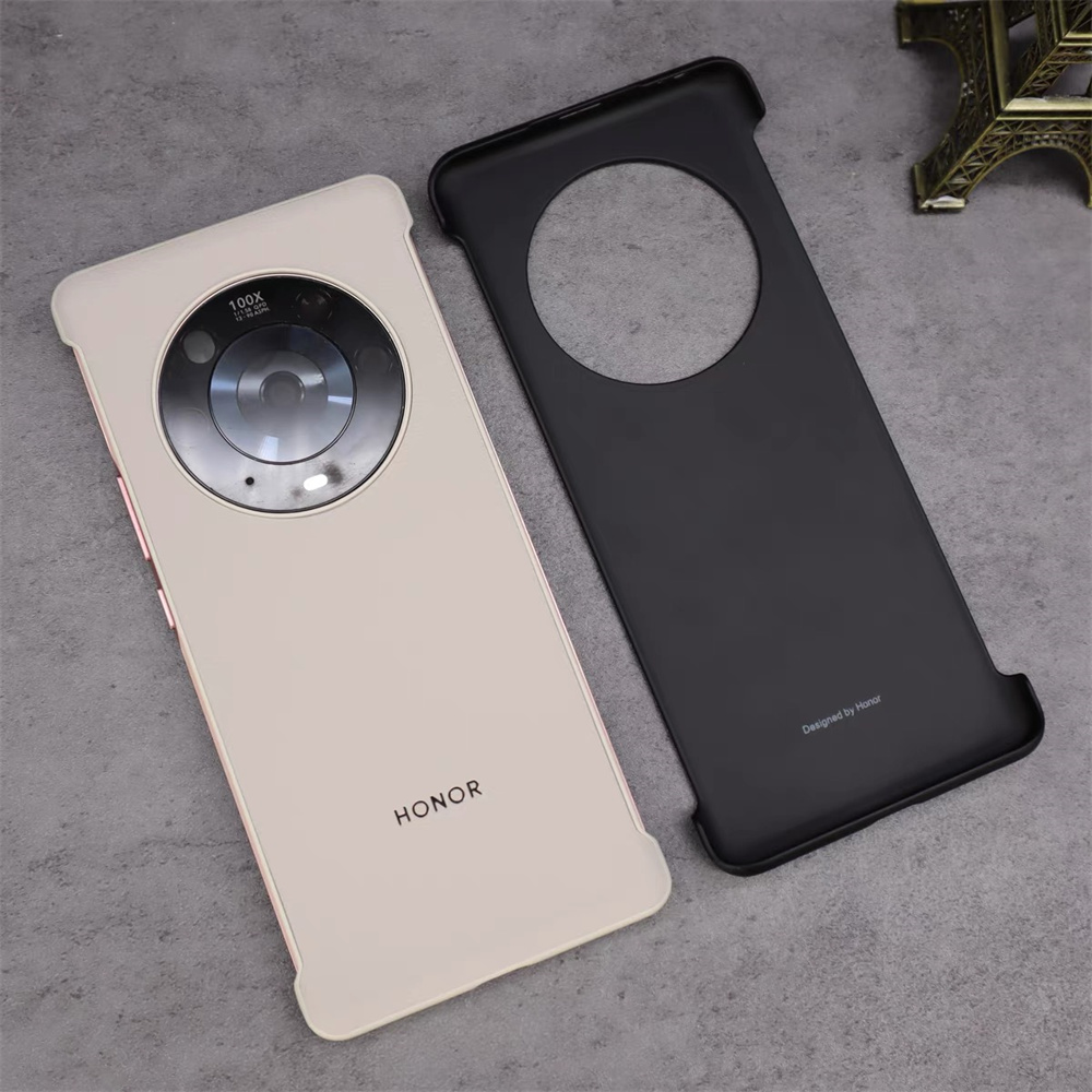 For Honor Magic 3 4 5 Pro PU Leather Case Luxury Silky Touch Protective Back Cover For Magic3 ...
