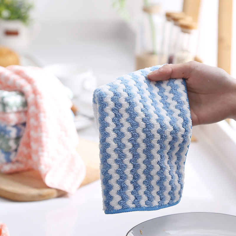 10 pcs Kitchen workbench cleaning rag, soft and absorbent dish cloths ...