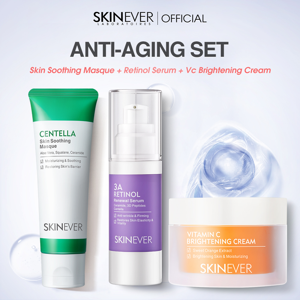 SKINEVER Herbal Mask Vitamin B5 Serum Moisturizer Retinol Acne ...