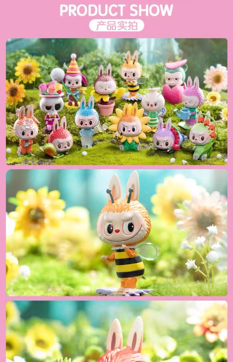 POPMART Labubu Flower Fairy blind box figure tabletop display a gift ...