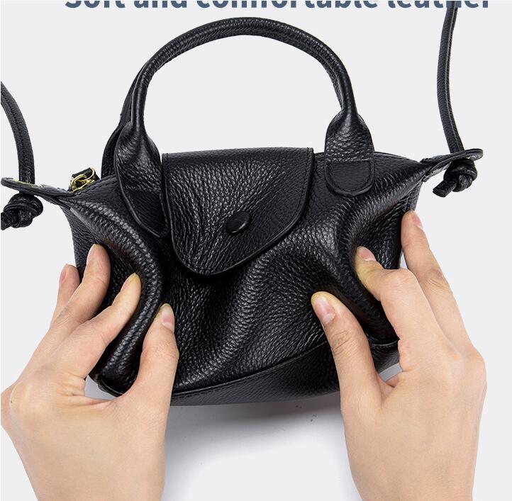 New Women Genuine Leather Cross-body Bag Lady's Handbag Cowhide One ...