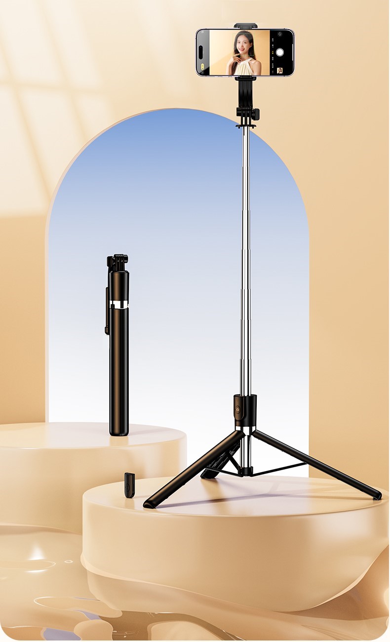 Mobile Phone Selfie Stick 2m Professional Anti-Shaking 360-Degree Stand ...
