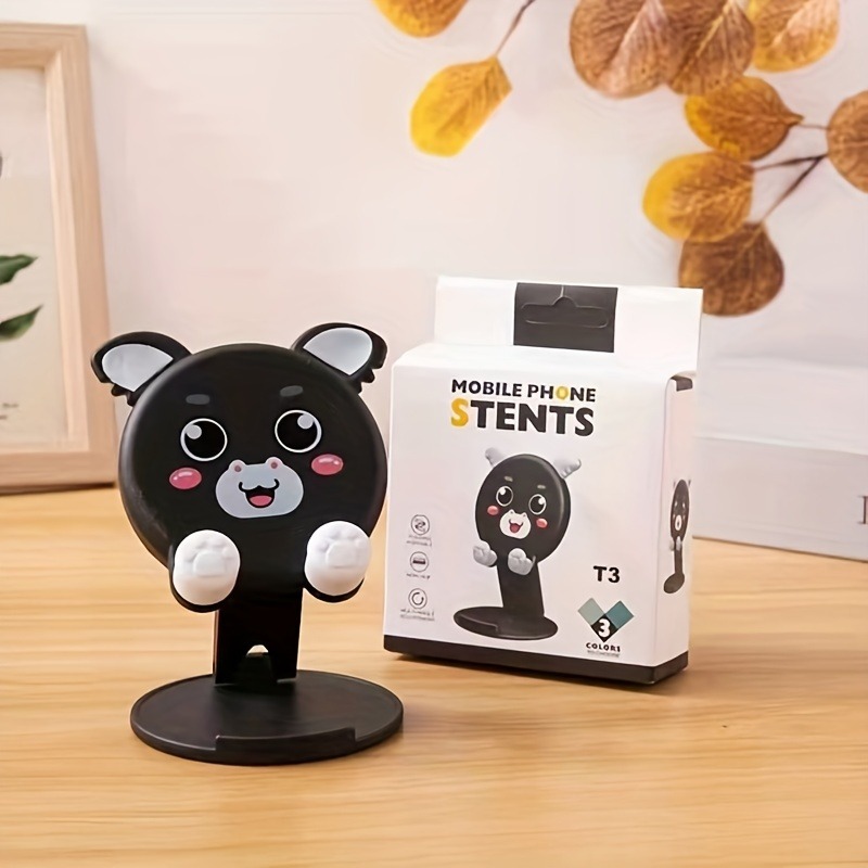 Universal Cartoon Phone Holder Foldable Desktop Phone Stand Telescopic ...