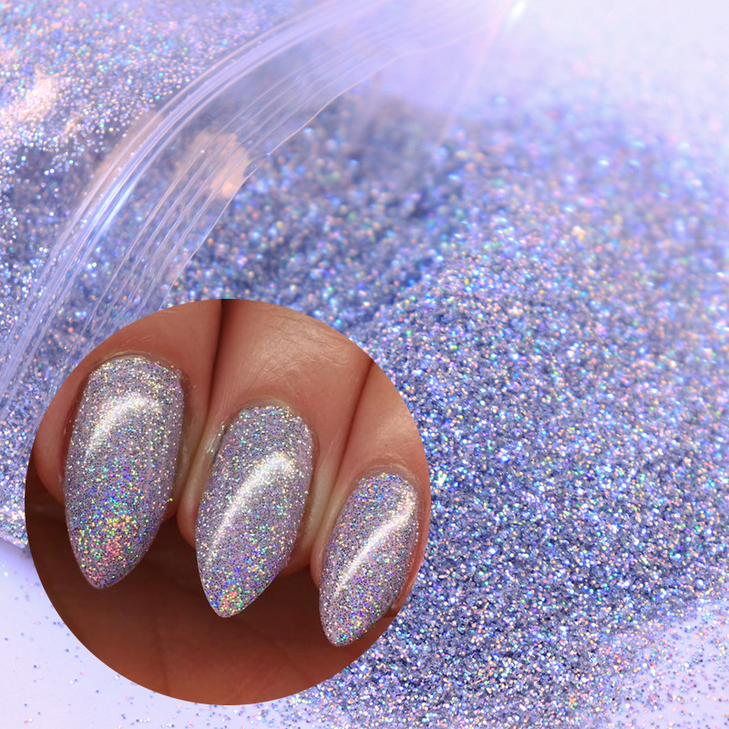 10g/bag 0.2MM Laser Powder Manicure Glitter Nail Decoration Material ...