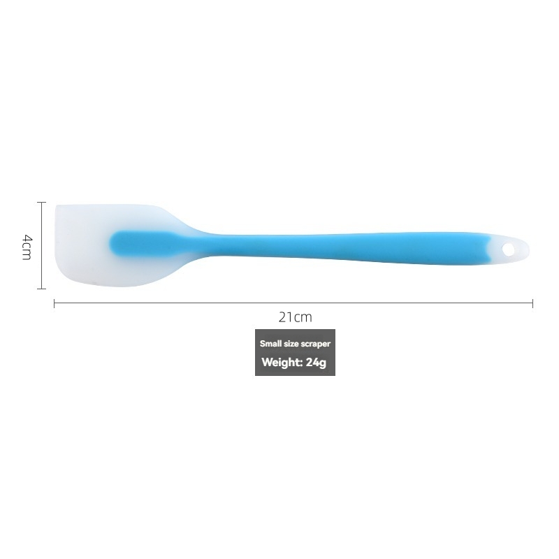 Spot translucent silicone small scraper cream cake spatula food grade ...