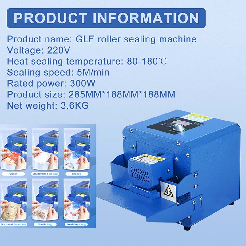 IGRLACE Automatic Roller Vacuum Sealer Machine Vacuum Packer Food ...