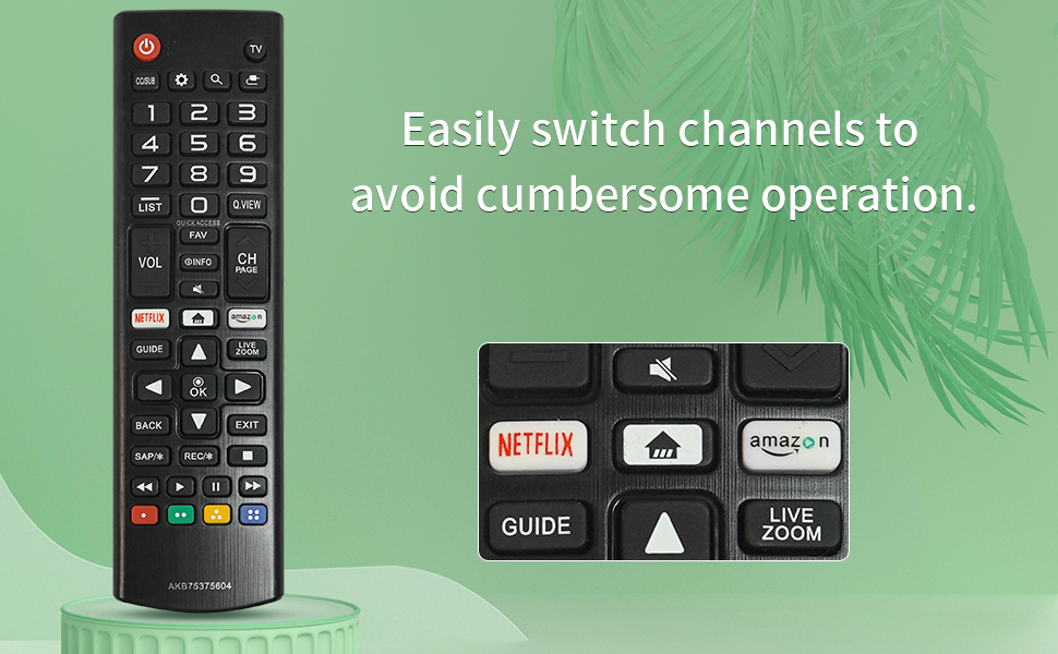 AKB75375604 Remote for LG Smart TV - 4K 3D LED LCD HDTV | Shopee Malaysia