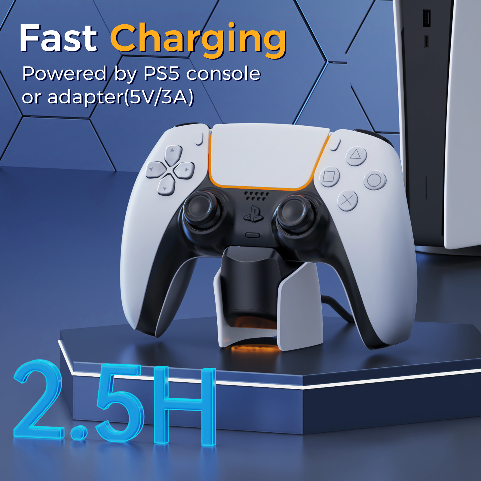 IINE Mini PS5 DualSense Edge Controller charging Dock Fast Charging ...