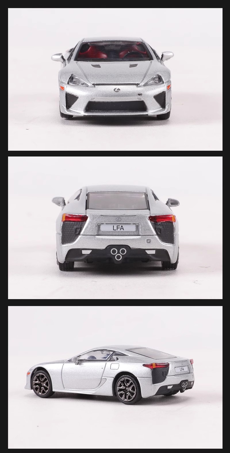 DCT 1/64 Lexus LFA Diecast car Car Model Simulation Alloy Diecast Car Children and Boys ...