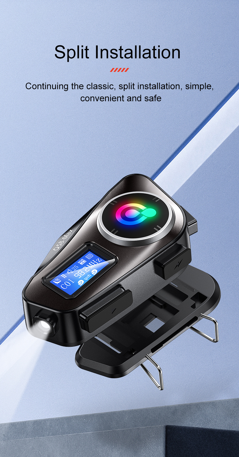 New Arrival Bluetooth Motorcycle Intercom Helmet Headsets Q58 Max ...
