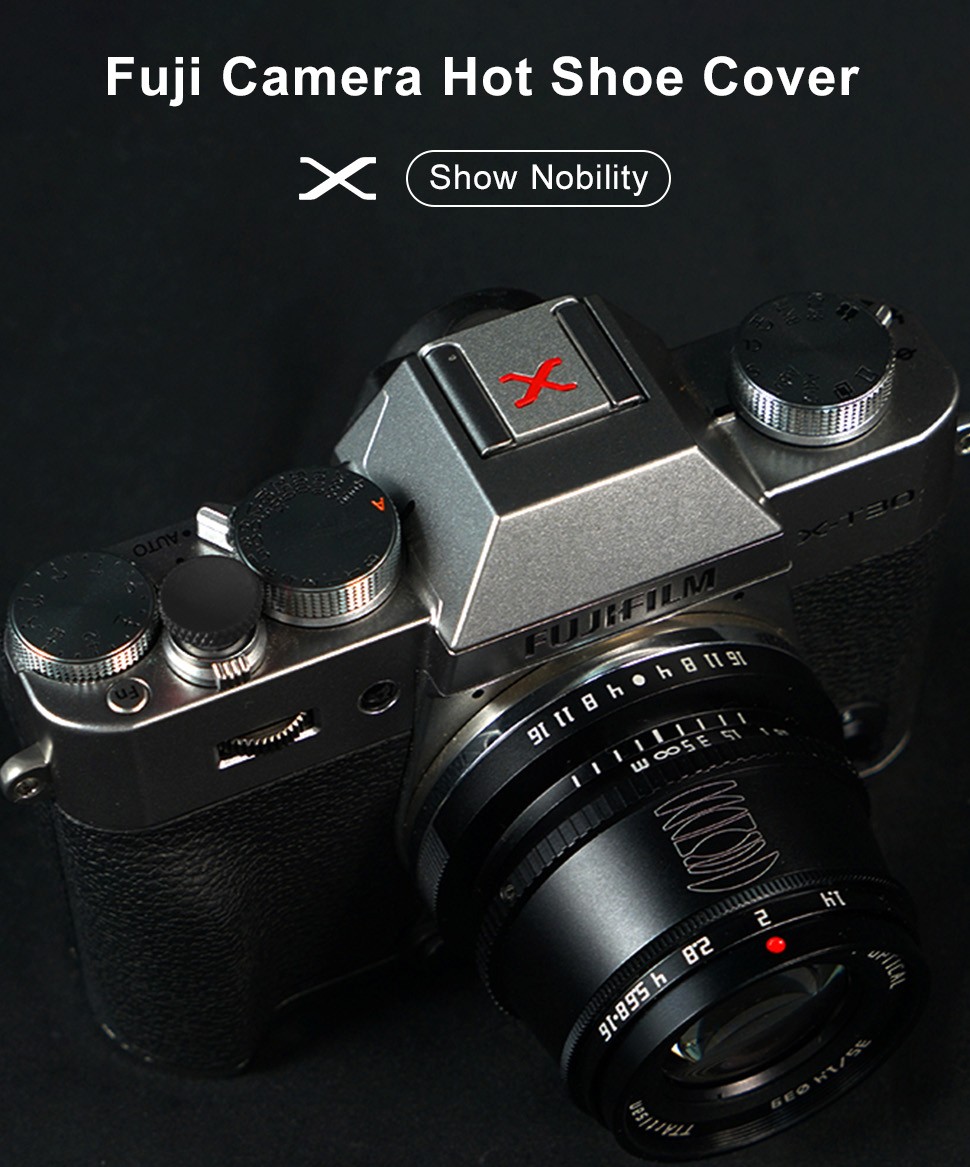 Metal Hot Shoe Cover for Fuji X Camera Metal Hot Shoe Protector Hot Shoe Cap XS10 XT30 XT20 XT4 ...