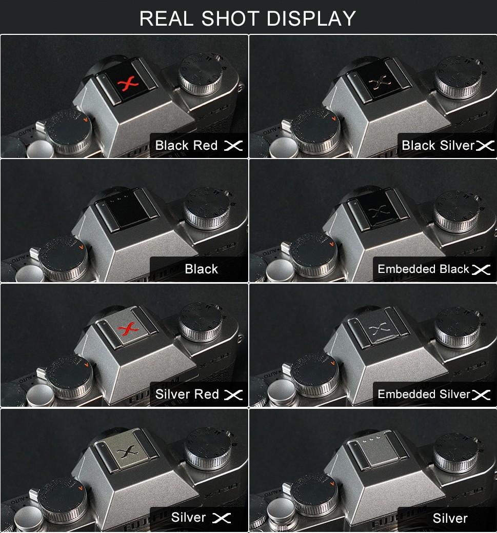 Metal Hot Shoe Cover for Fuji X Camera Metal Hot Shoe Protector Hot Shoe Cap XS10 XT30 XT20 XT4 ...