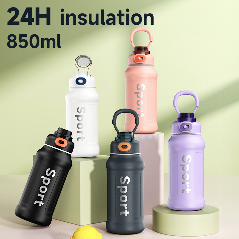 CylRedbat 850ml Thermos Tumble Bottle Stainless Steel Water Bottle Hot ...