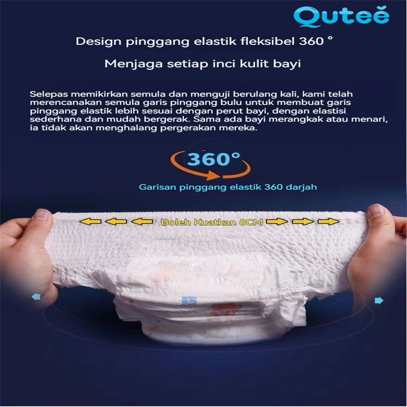 Qutee Diaper Premium Diaper Pants Taped & Pulling Pants Diaper【Gift ...