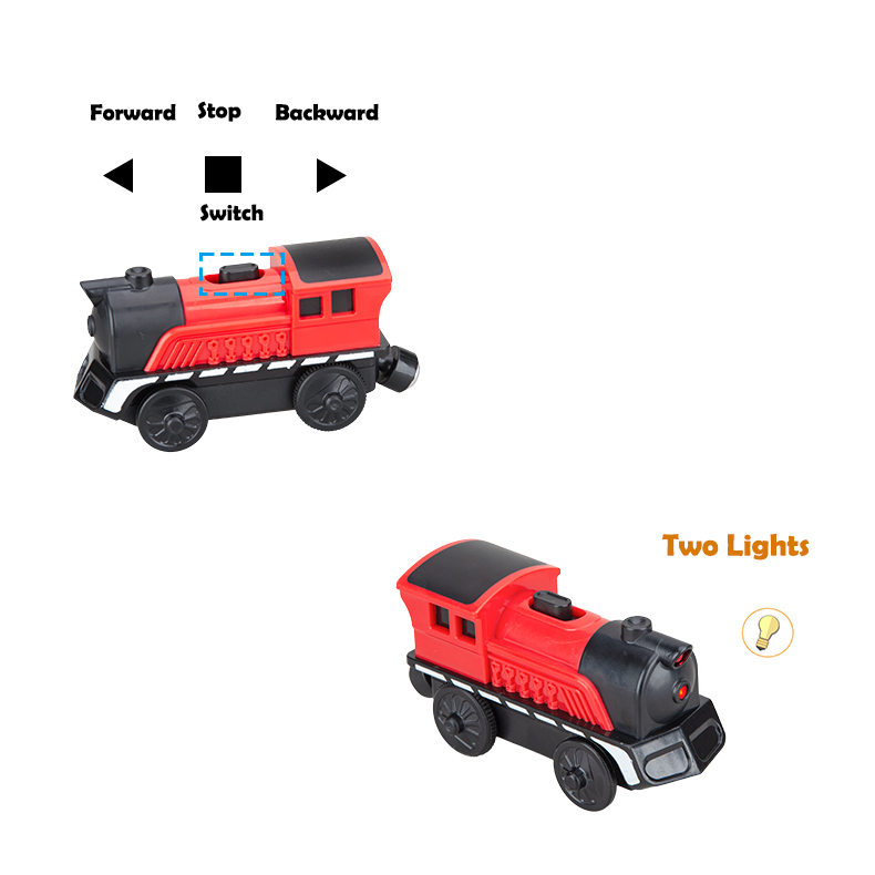 Battery Operated Cargo Train for Wooden Train Track Set Toys for ...