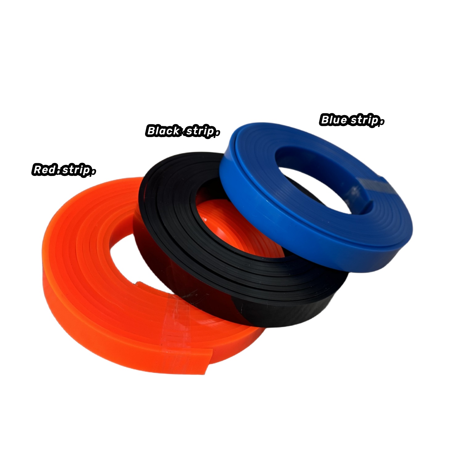 KTM 300cm/117inches Rubber Strip Roll Vinyl Squeegee Replaceable Rubber ...