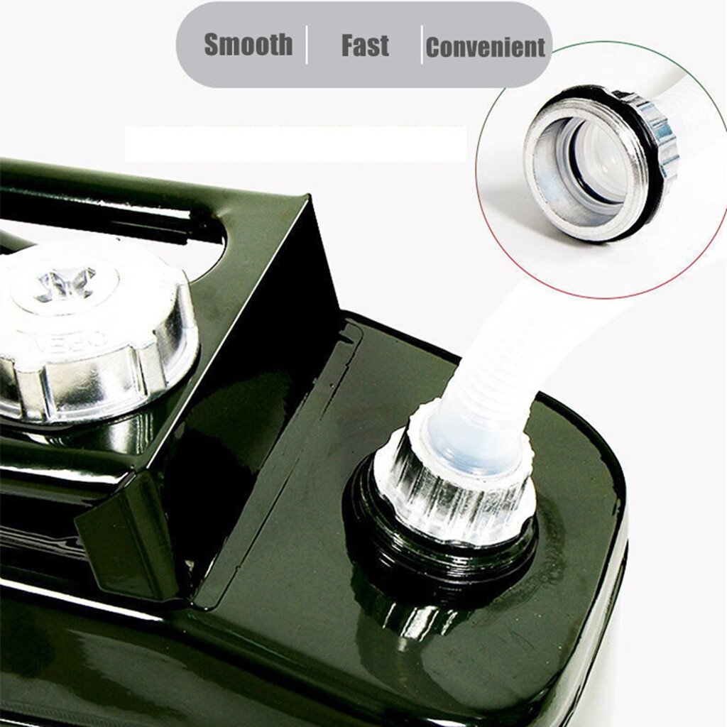 Mosiken (5L-30L) Petrol Gasoline Tank Motorcycle Oil Drum Stainless Steel Fuel Spare Tank ...