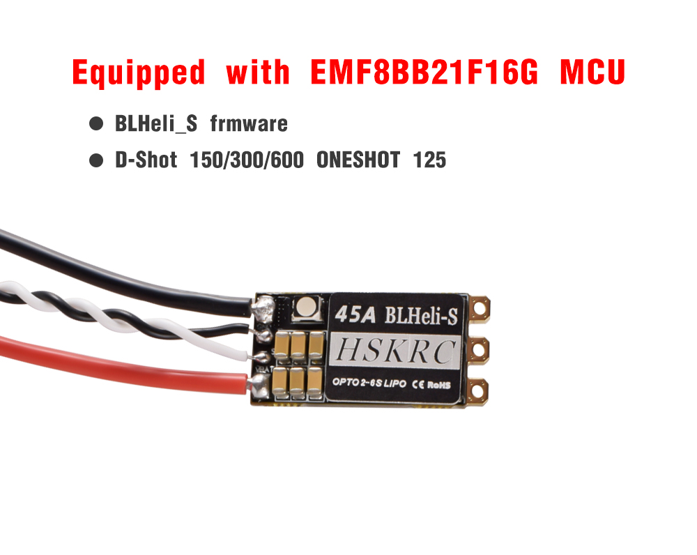 RC ESC Brushless 70A 3-6S BLheli_32bit Brushless ESC, 35A/45A BLHeli_S ...