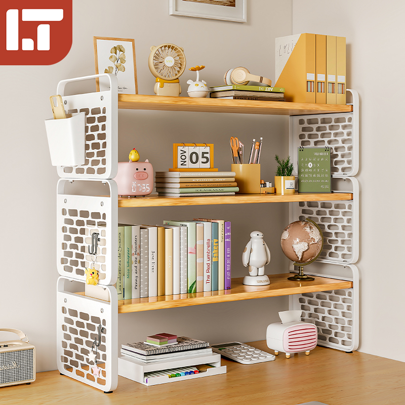 Desktop Rack Storage Rack With Pegboard Tabletop Organizer Office Table ...