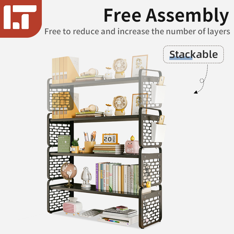Desktop Rack Storage Rack With Pegboard Tabletop Organizer Office Table ...