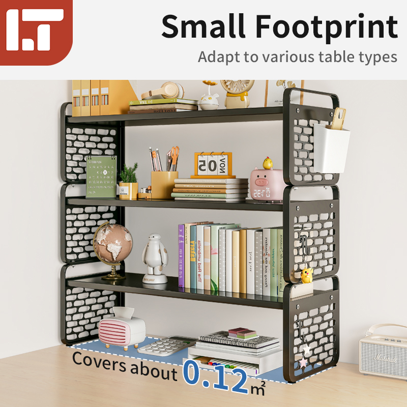 Desktop Rack Storage Rack With Pegboard Tabletop Organizer Office Table ...