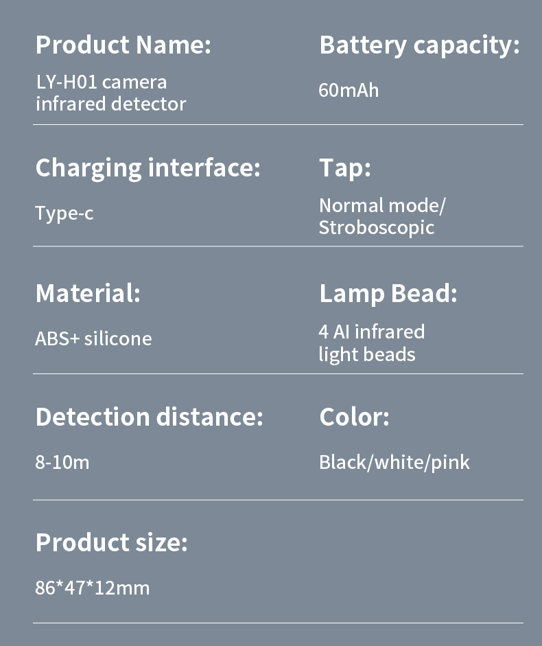 Camera Detector for Hidden Camera Wireless Anti Spy Detector Portable ...