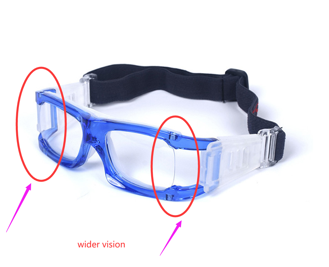 Sports Glasses Basketball Goggle Football Futsal Glasses Wider Vision ...
