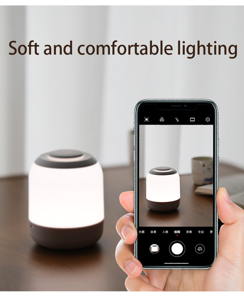 USB LED Night Light Touch Lamp Table Lamp Bedside Lamp Bedroom Lamp ...
