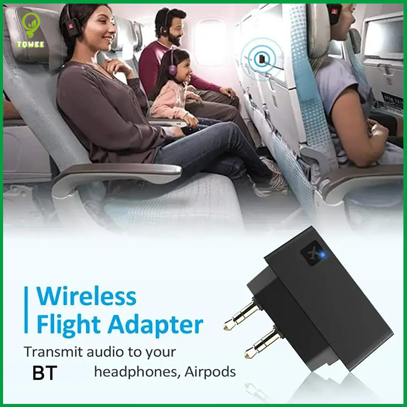 Bluetooth Airplane Adapter for Headphones,in-Flight Bluetooth Audio ...