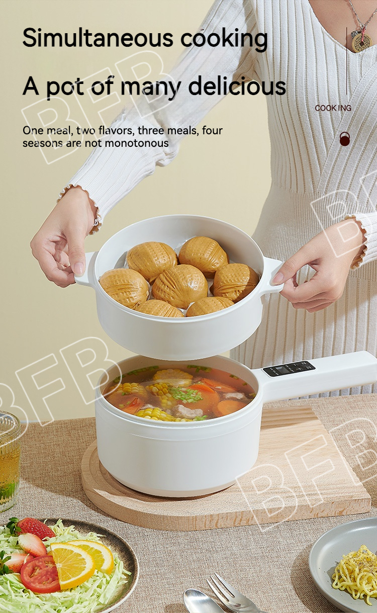 2.0L Multifunctional Cooker Electric Rice Cooker Hot Pot With Steam ...