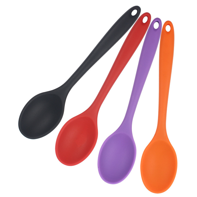 1pc Food Grade High Temperature Resistant Silicone Small Spoon Secret ...