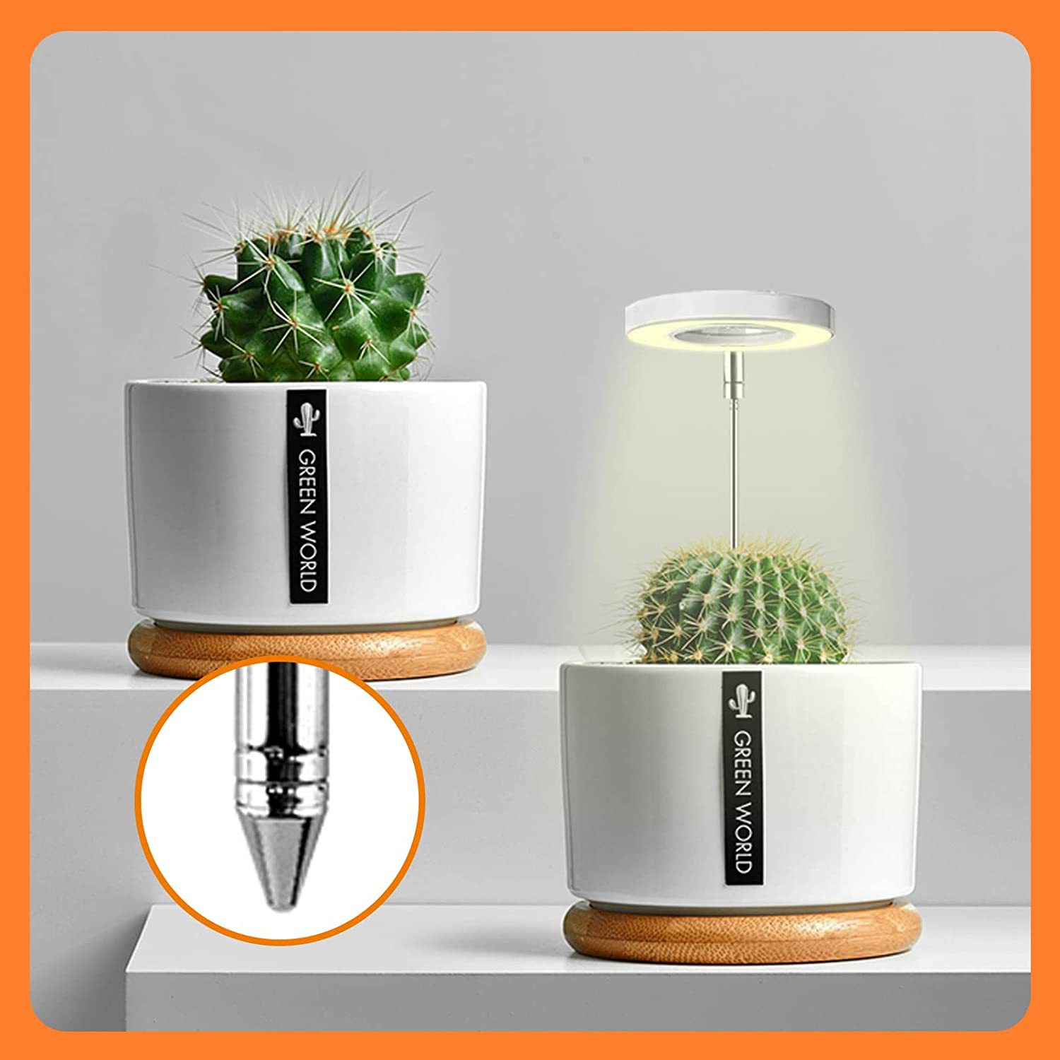 Indoor Plant LED Ring Growth Light Full Spectrum Plant Light Height ...