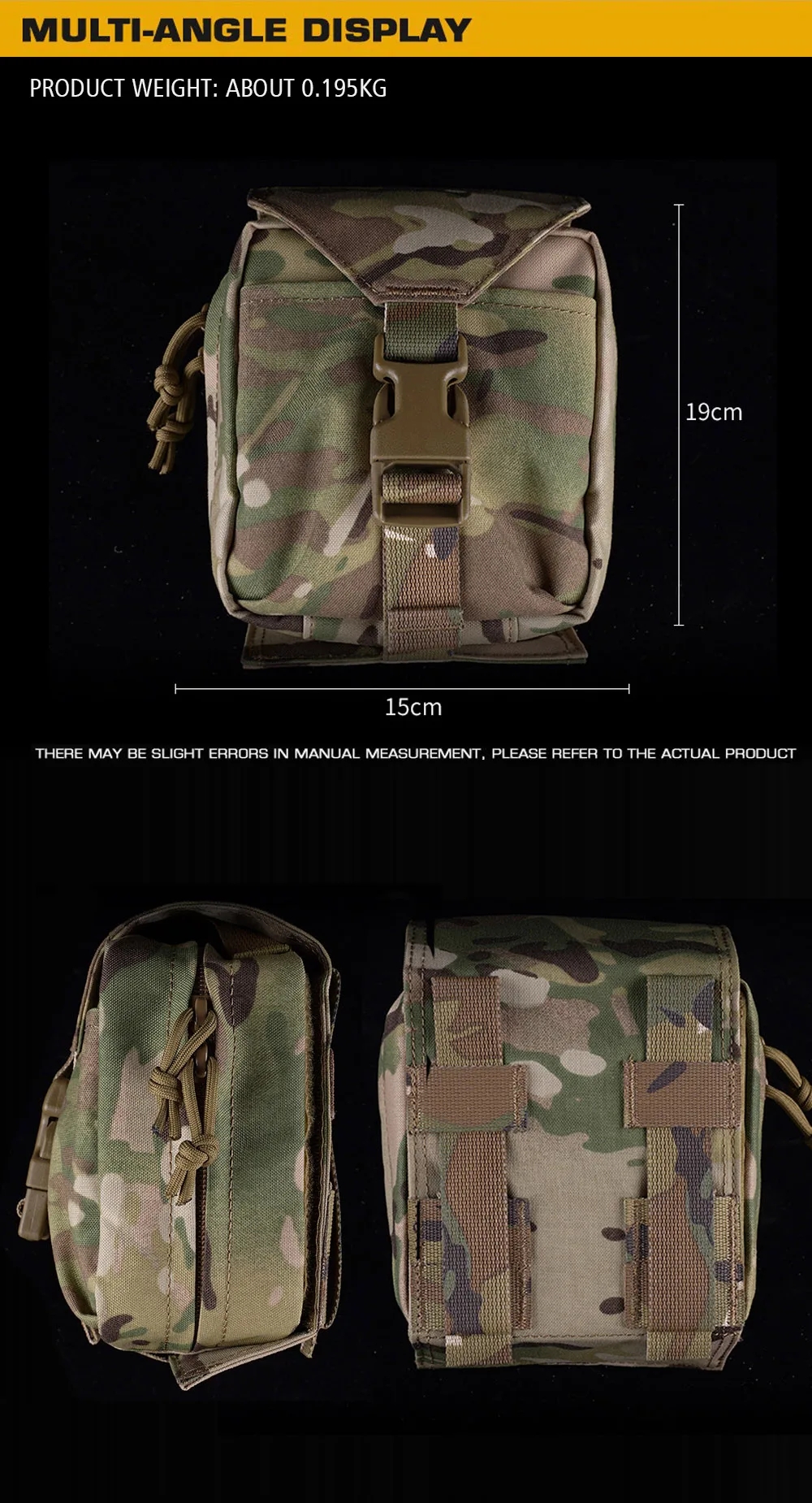 SINAIRSOFT Tactical IFAK Pouch Quick Deployment Medical First Aid Pouch ...