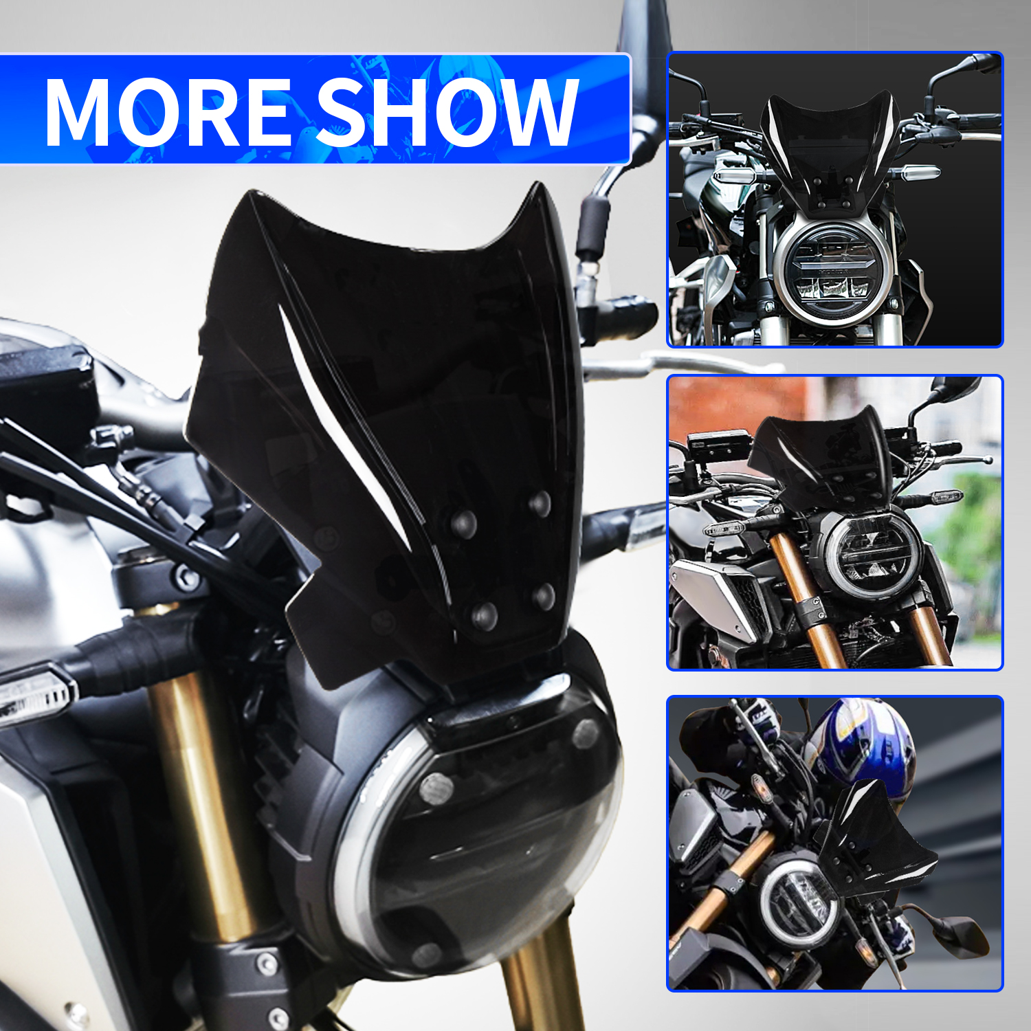 LJBKOALL Motorcycle Windshield Windscreen for Honda CB650R CB 650R 2019 ...