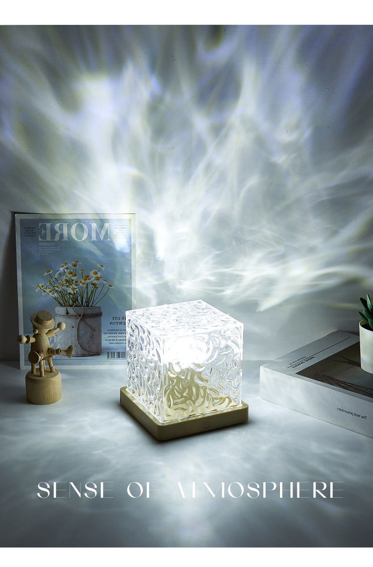 Water ripple night light Aurora light USB atmosphere light Decorative ...