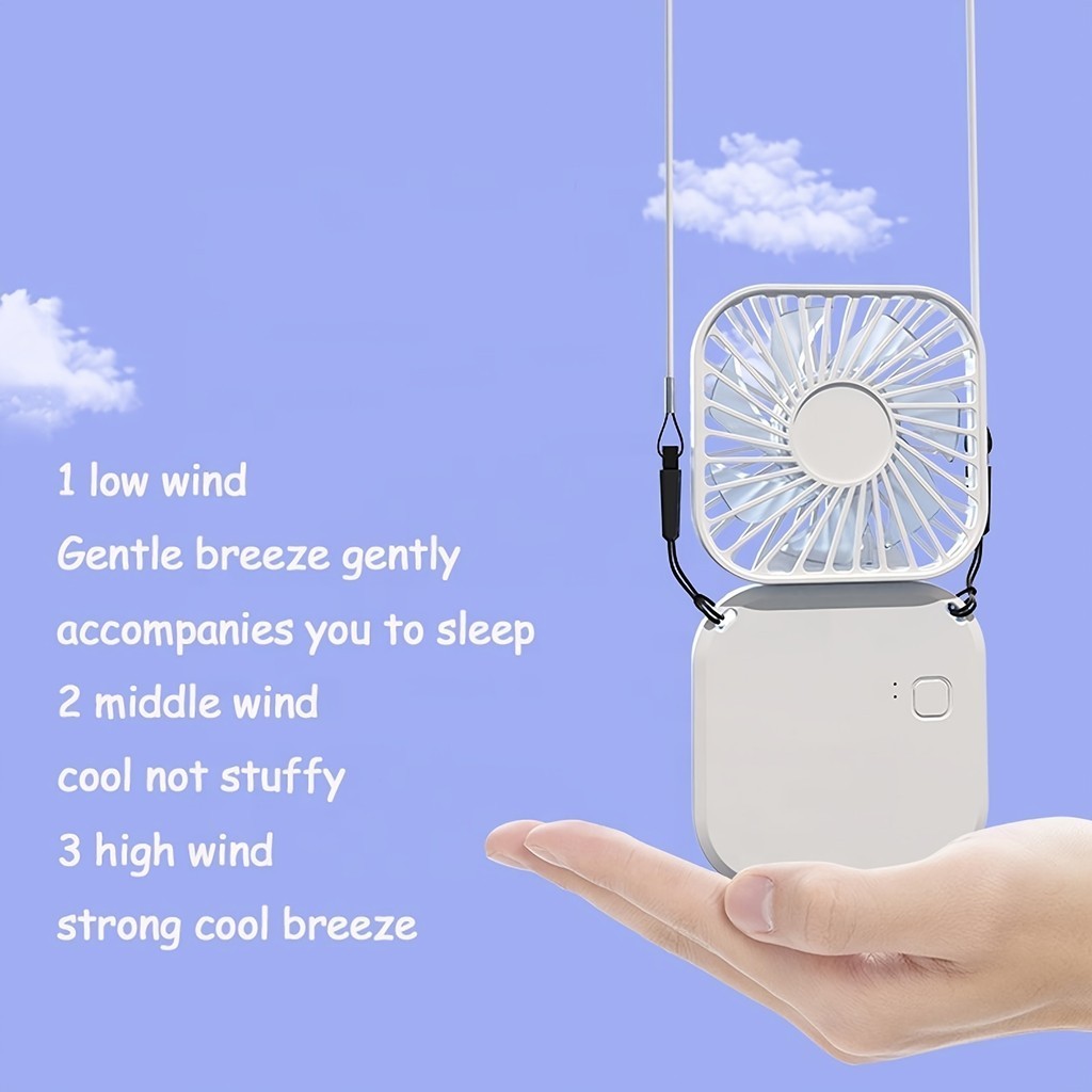 Mini Folding Hanging Neck Fan Foldable Hanging Neck Fan Mini Folding ...