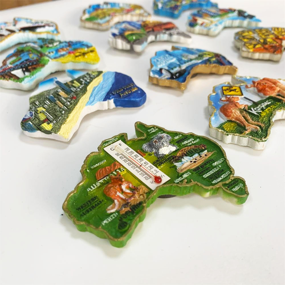 Australia Map Shaped Fridge magnets Melbourne Perth Western Gold Coast ...
