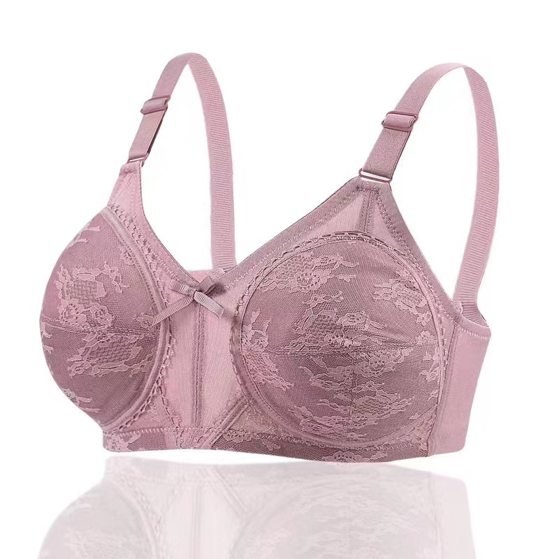 Big Size Bra 38-46 Cup C D Plus Size Full Cup No Foam Soft Lace Bras ...