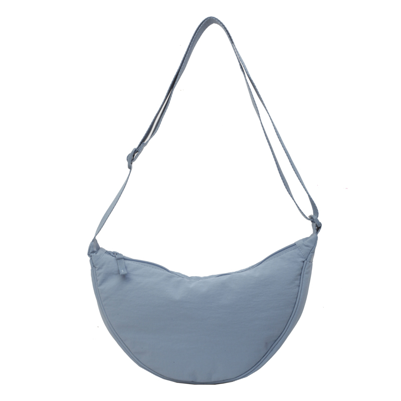 Uniqlo Same Style Waterproof Dumpling Bag Plain Sling Bag Half Moon ...