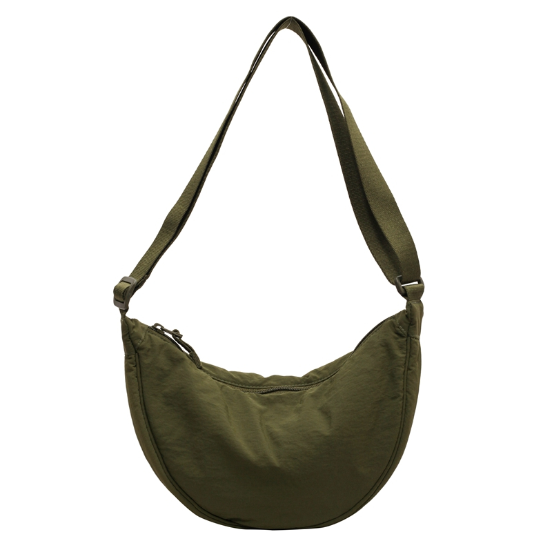 Uniqlo Same Style Waterproof Dumpling Bag Plain Sling Bag Half Moon ...