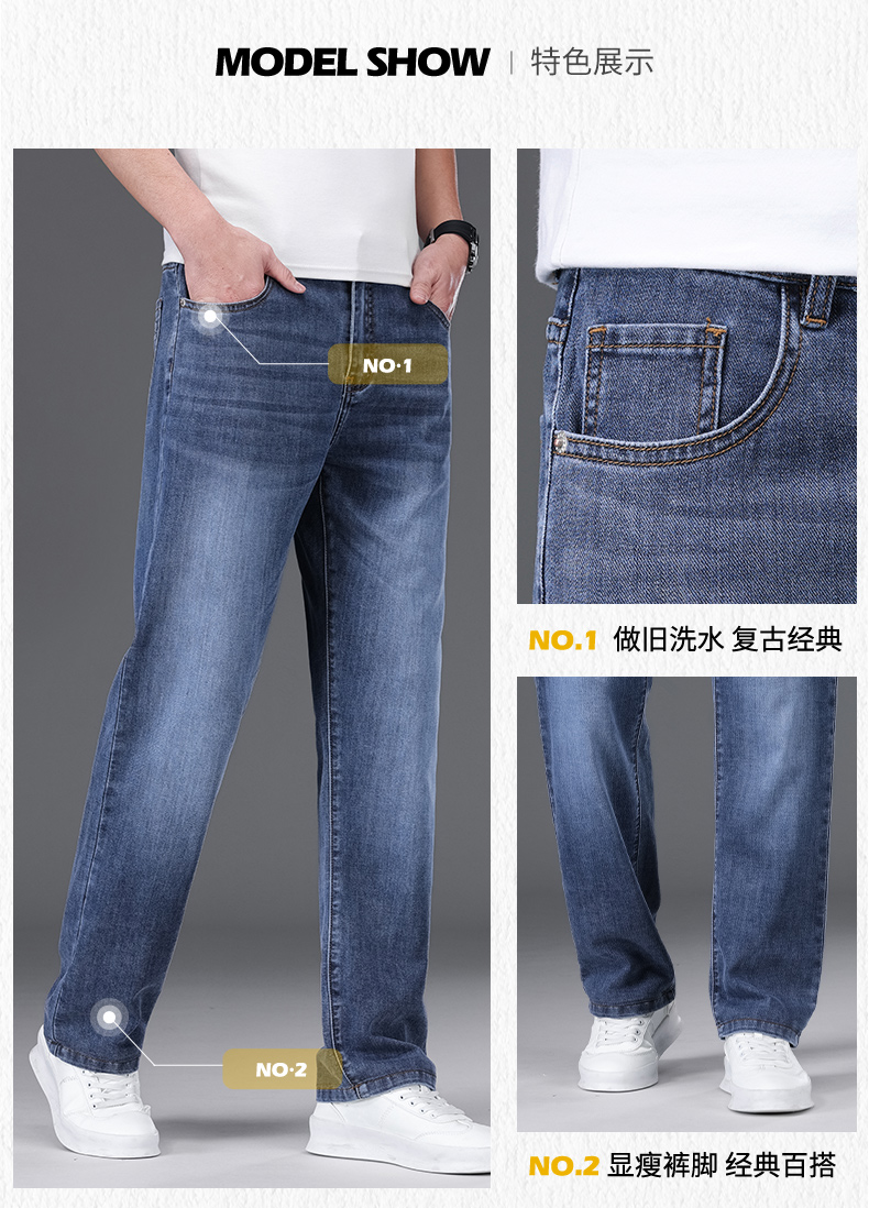 JEEP SPIRIT 1941 ESTD Business Denim Men's Pants | Shopee Malaysia