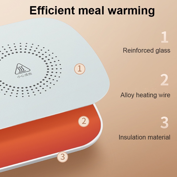 10 Seconds Quickly Heating Food Warming Board Multifunctional ...