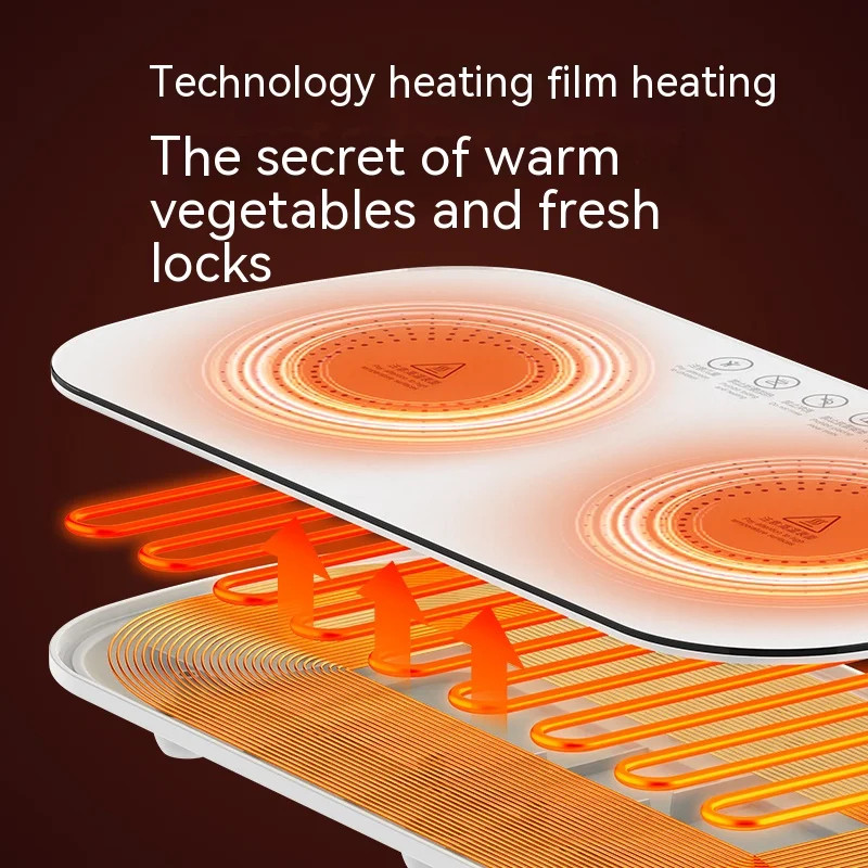 10 Seconds Quickly Heating Food Warming Board Multifunctional ...