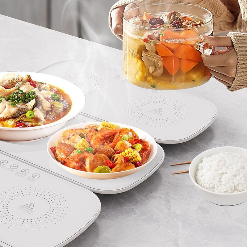 10 Seconds Quickly Heating Food Warming Board Multifunctional ...