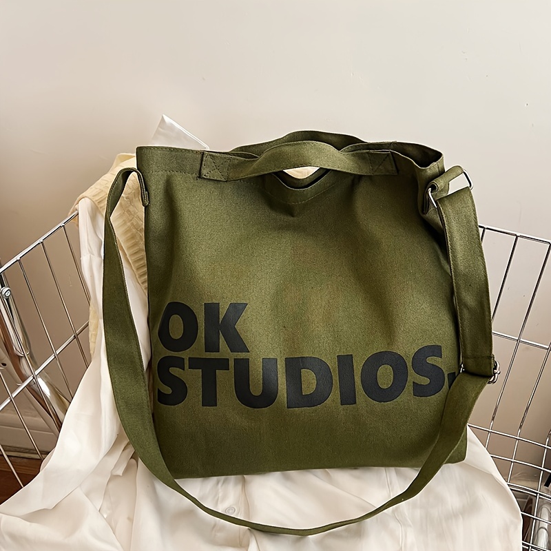 Canvas Retro Messenger Bag Men Women Same Style Handbag Commuter Bag ...