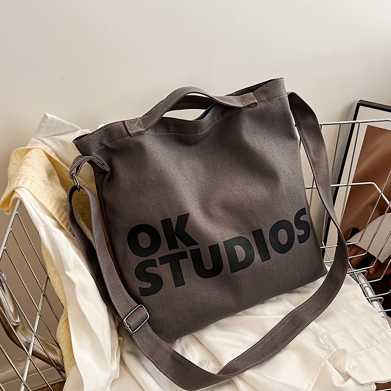 Canvas Retro Messenger Bag Men Women Same Style Handbag Commuter Bag ...