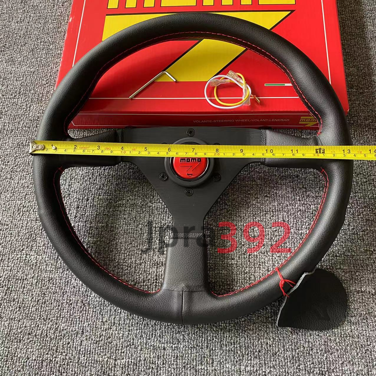 MOMO V1 Steering Wheel Sporty High Quality Leather 340mm Steering Wheel ...