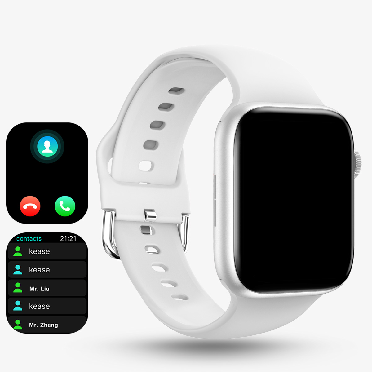1PCS 2.01-inch HD Full Screen Touch Men's and Women's Sports Smart ...