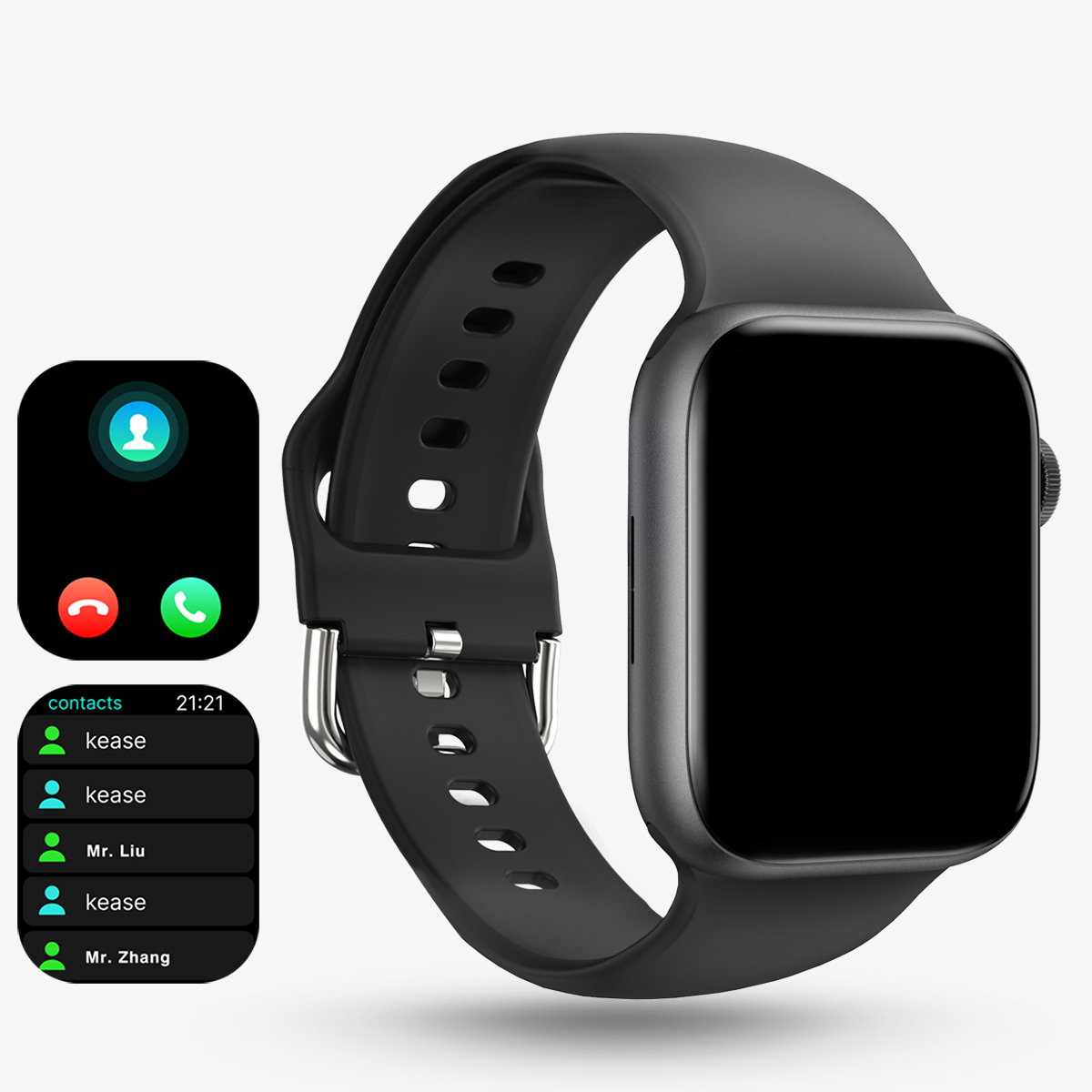 1PCS 2.01-inch HD Full Screen Touch Men's and Women's Sports Smart ...