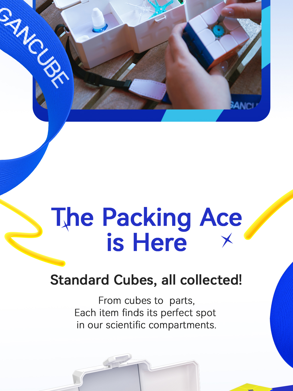 GAN Case Cube Storage Box Cube Packing Ace With Shoulder Strap | Shopee ...